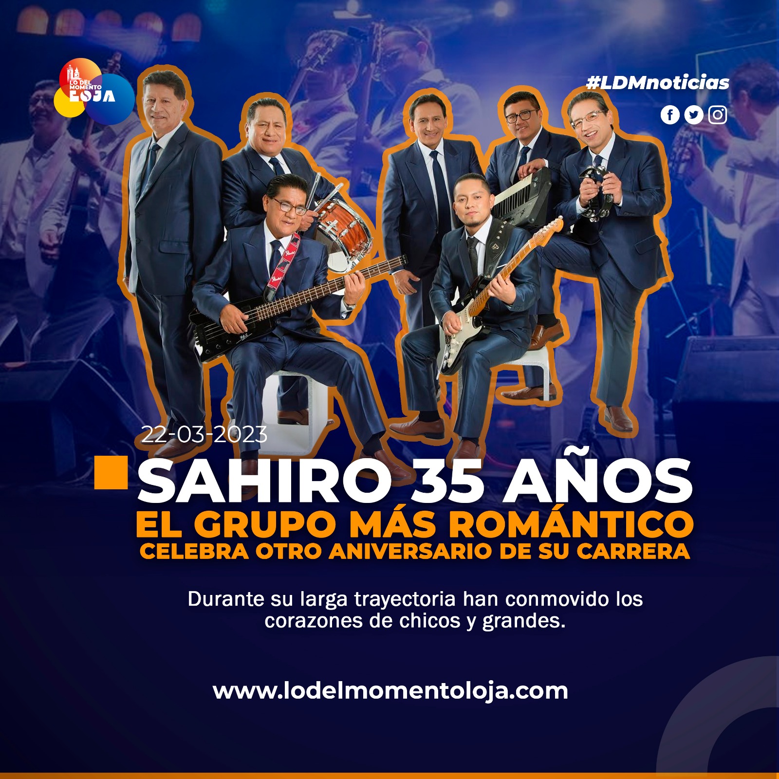 Sahiro cumple 35 años de trayectoria