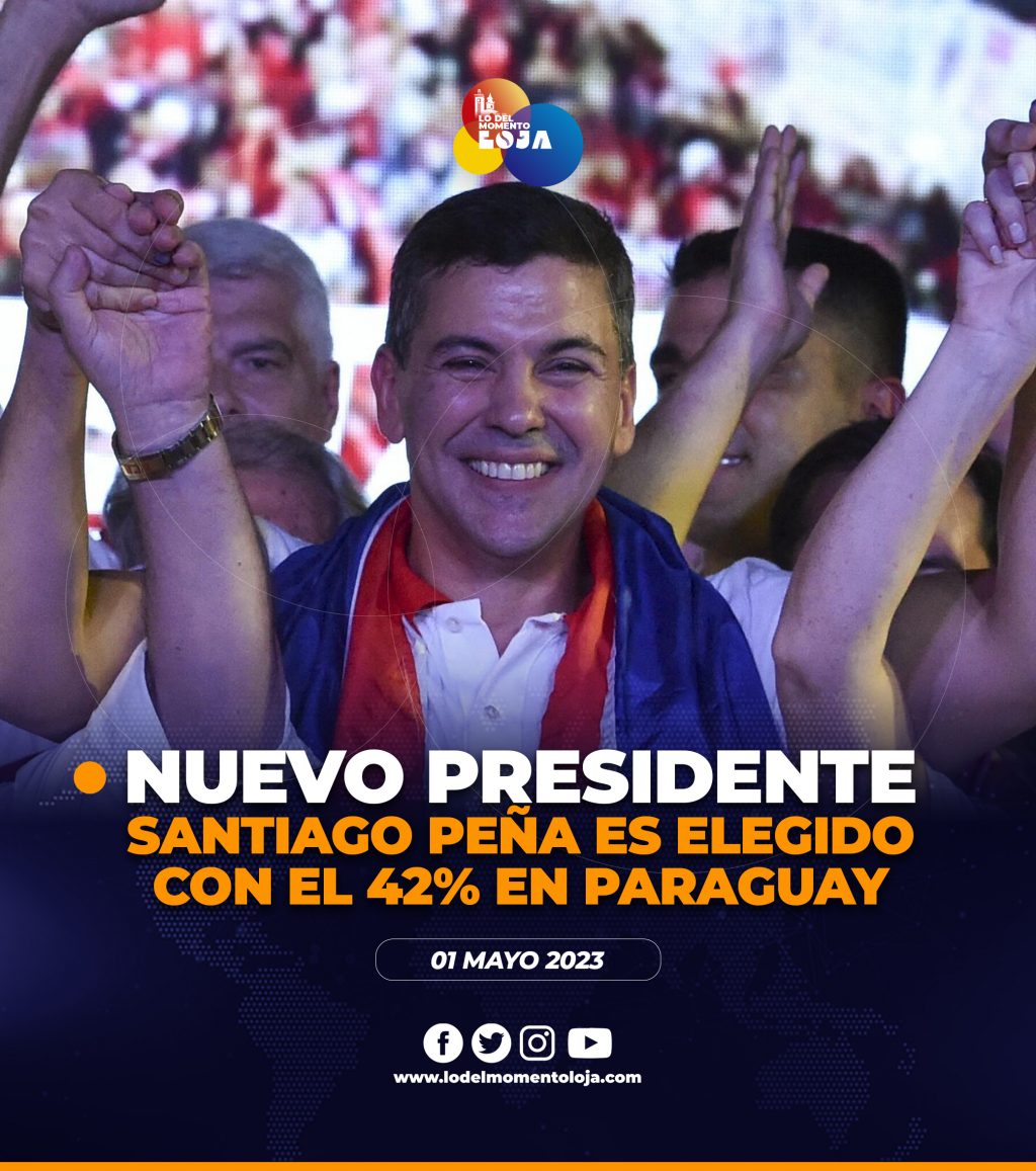 Santiago Peña gana las elecciones y será el nuevo presidente de Paraguay.