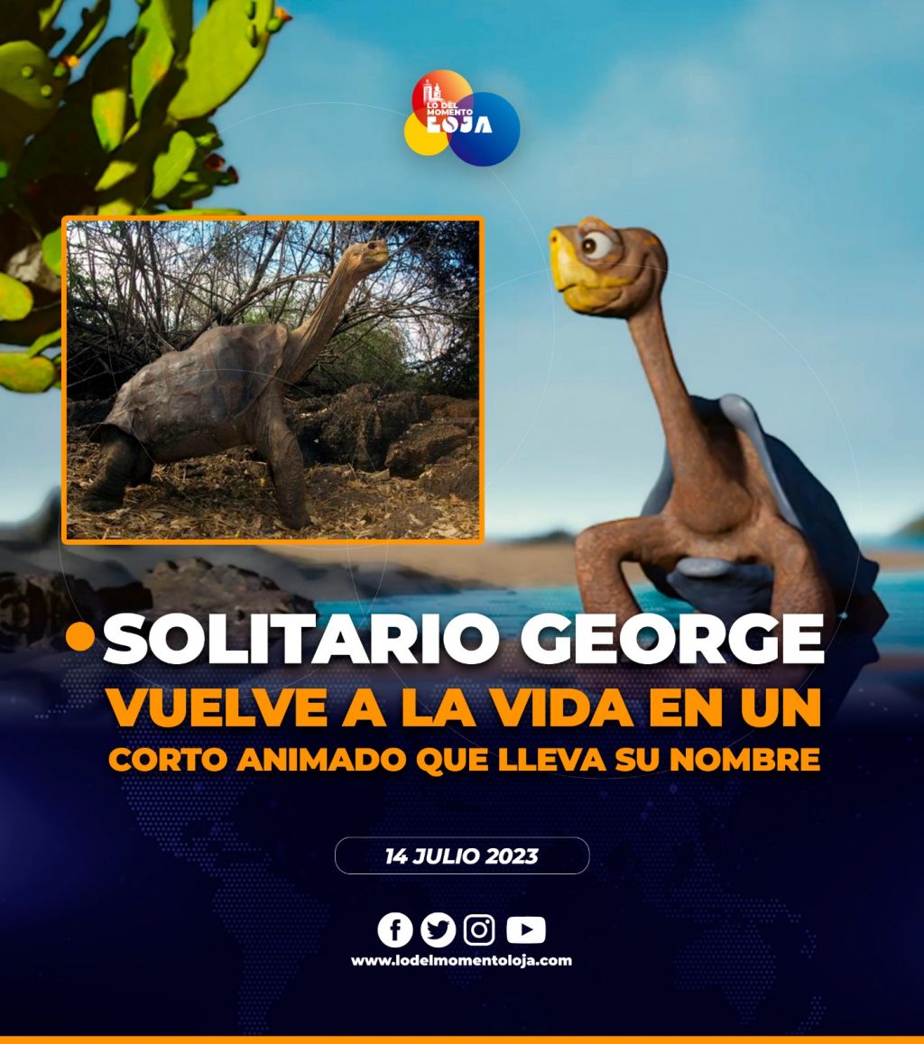 Solitario George inmortalizado en film animado